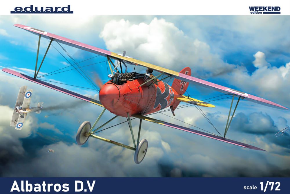 Eduard 7406 1/72 Albatros D V German BiPlane Fighter (Wkd Edition Plas ...