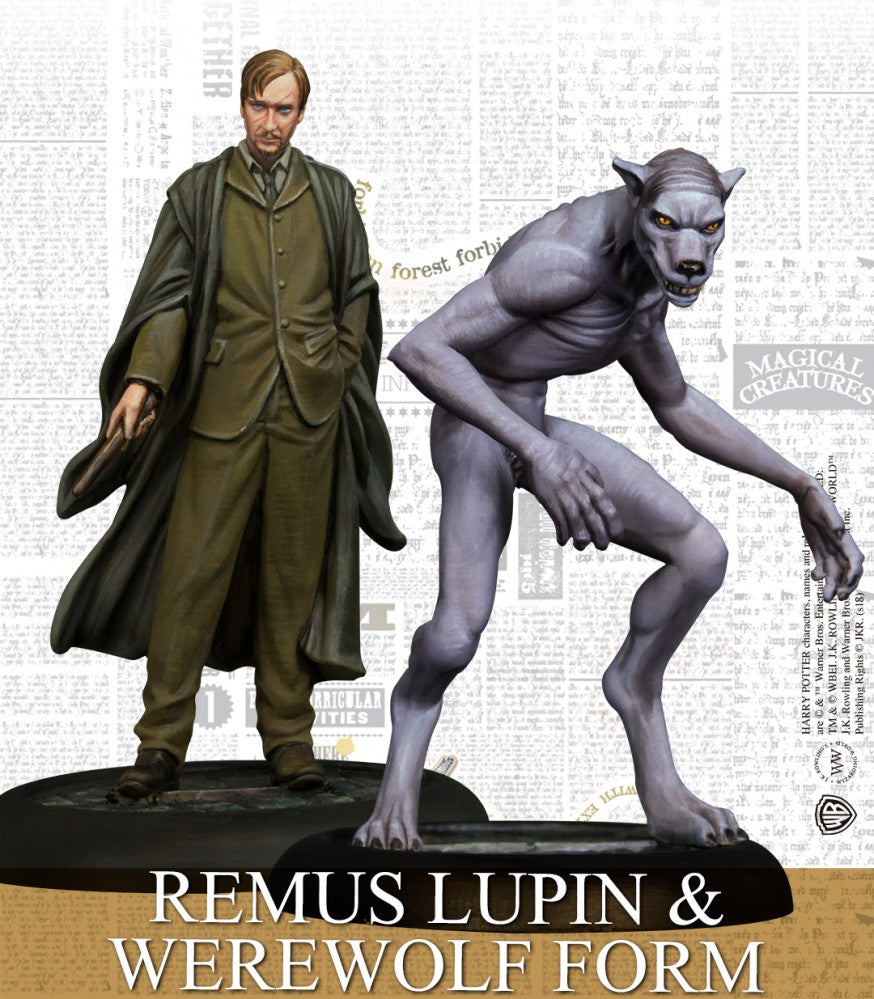 Harry Potter Miniatures Adventure Game: Remus Lupin & Werewolf Form Pa ...