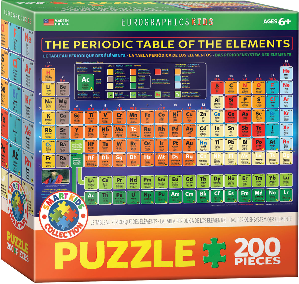 Puzzle: Educational Charts for Kids - The Periodic Table of the Elemen ...