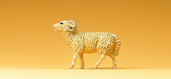 Preiser 47056 1/25 Scale Domestic Animal Figures Ram Bleating w/Mouth ...