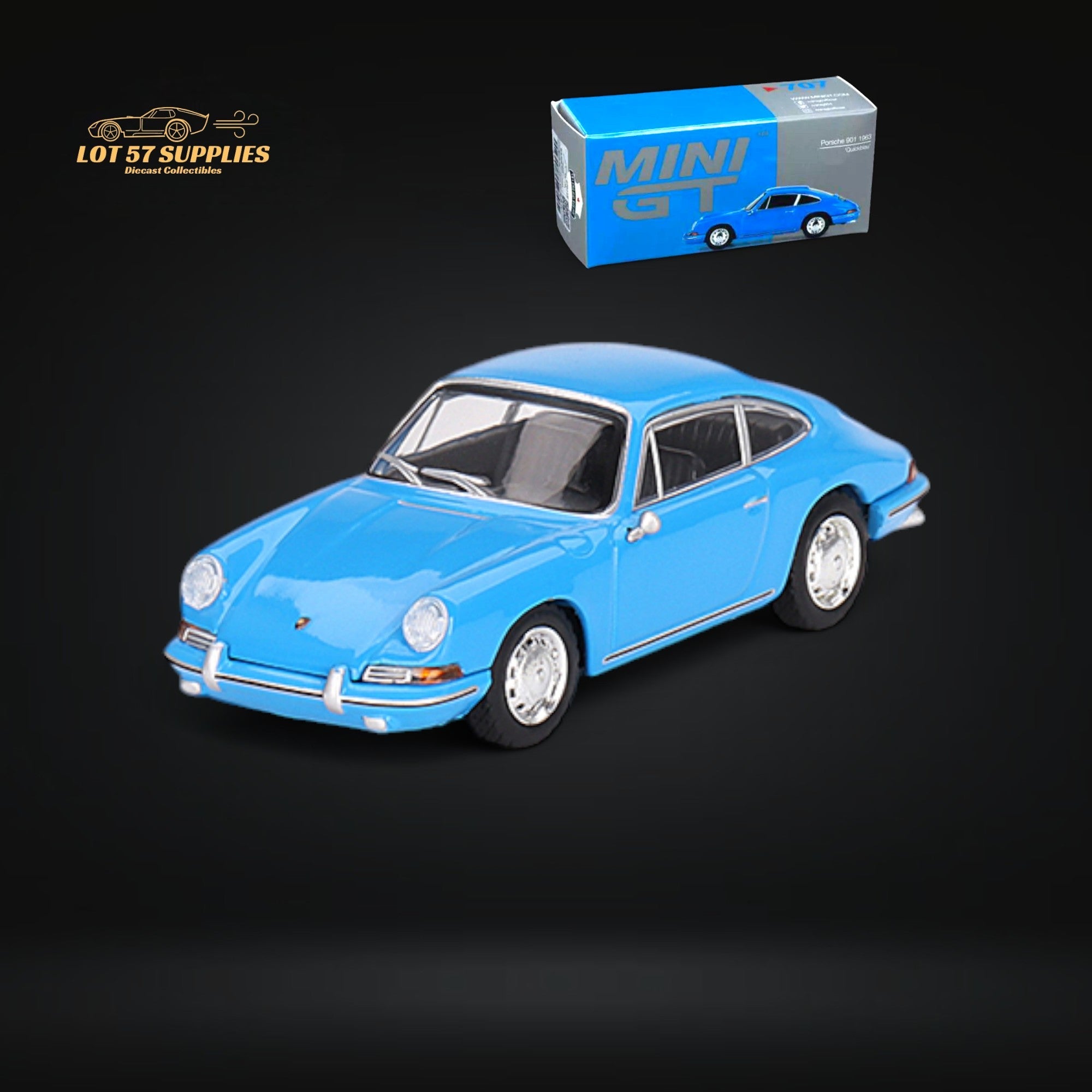Mini-GT Porsche 901 1963 "Quickblau" #707 1:64 MGT00707 – Beaverton ...