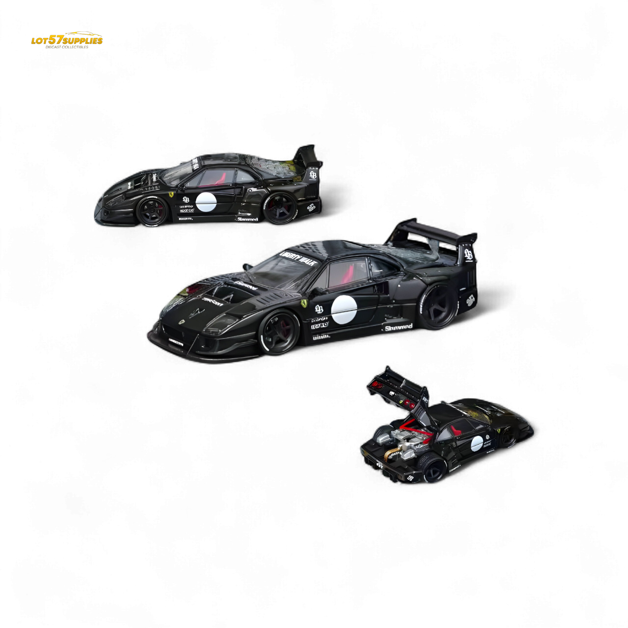 Star Model F40 in Black Luxury Version - Openable Rear Cover 1:64 ...