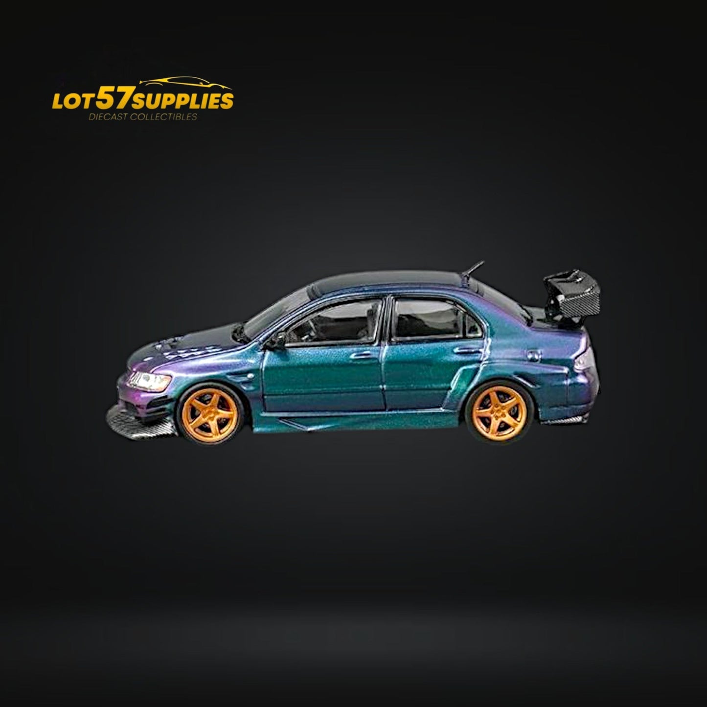 CM Model Mitsubishi Lancer Evolution IX Widebody Chameleon 1:64 CM64-E ...