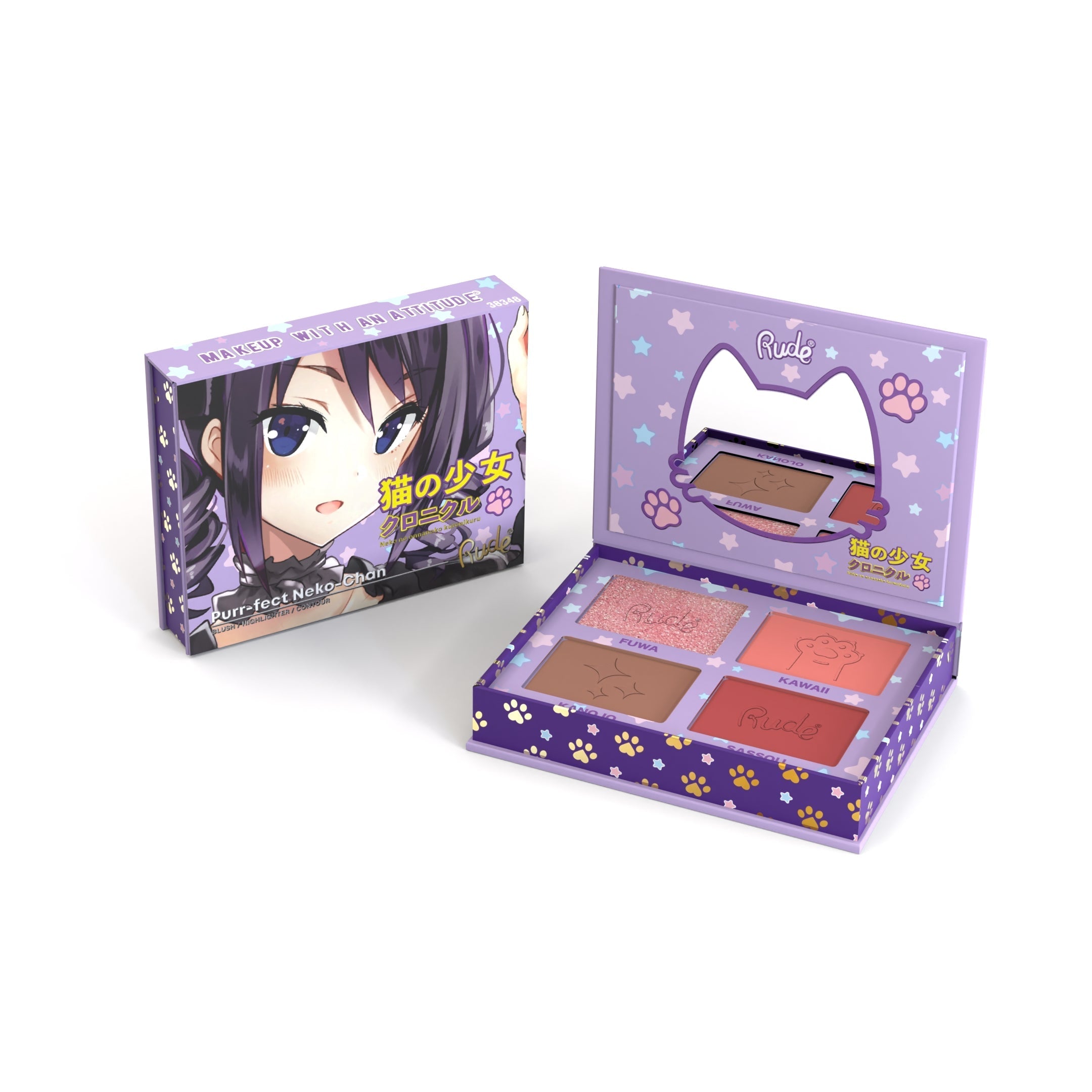 RUDE Manga Face Palette - Purr-fect Neko-Chan – Beaverton Milestone Hobby