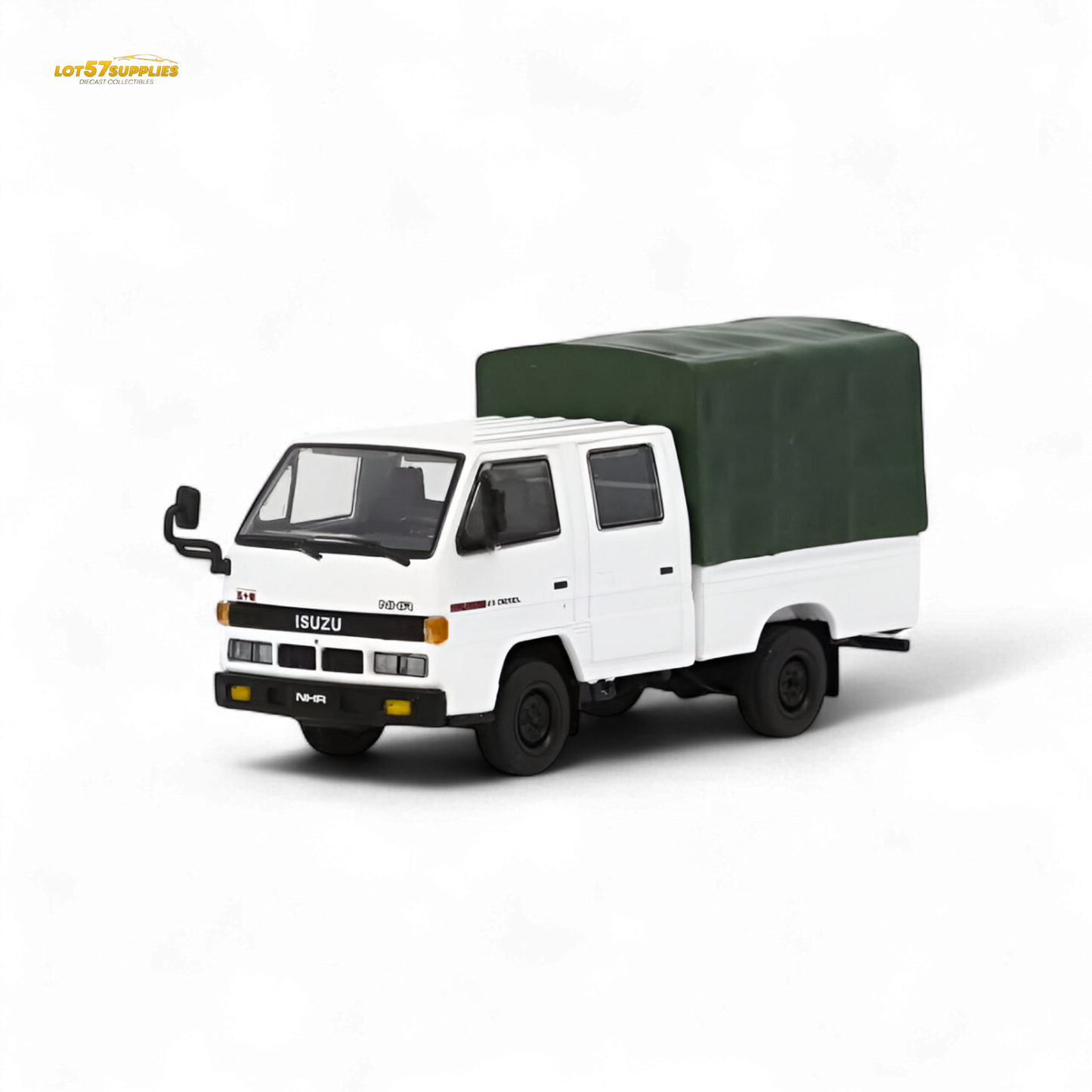 Model 1 Isuzu Covered Truck - White 1:64 – Beaverton Milestone Hobby
