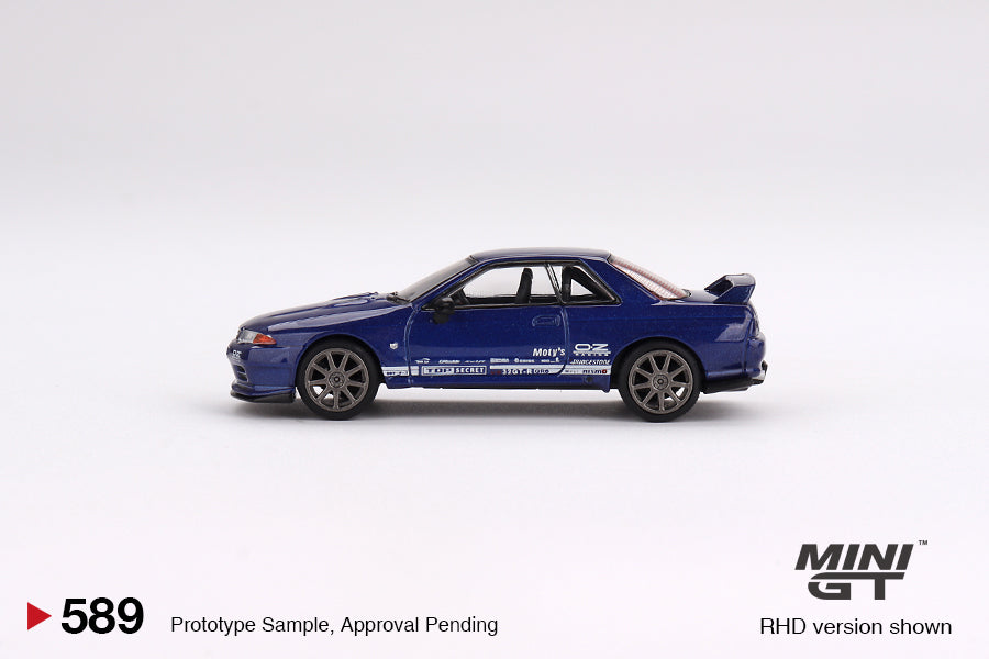 Mini-GT Nissan Skyline GT-R Top Secret VR32 Metallic Blue #589 1:64 MG ...
