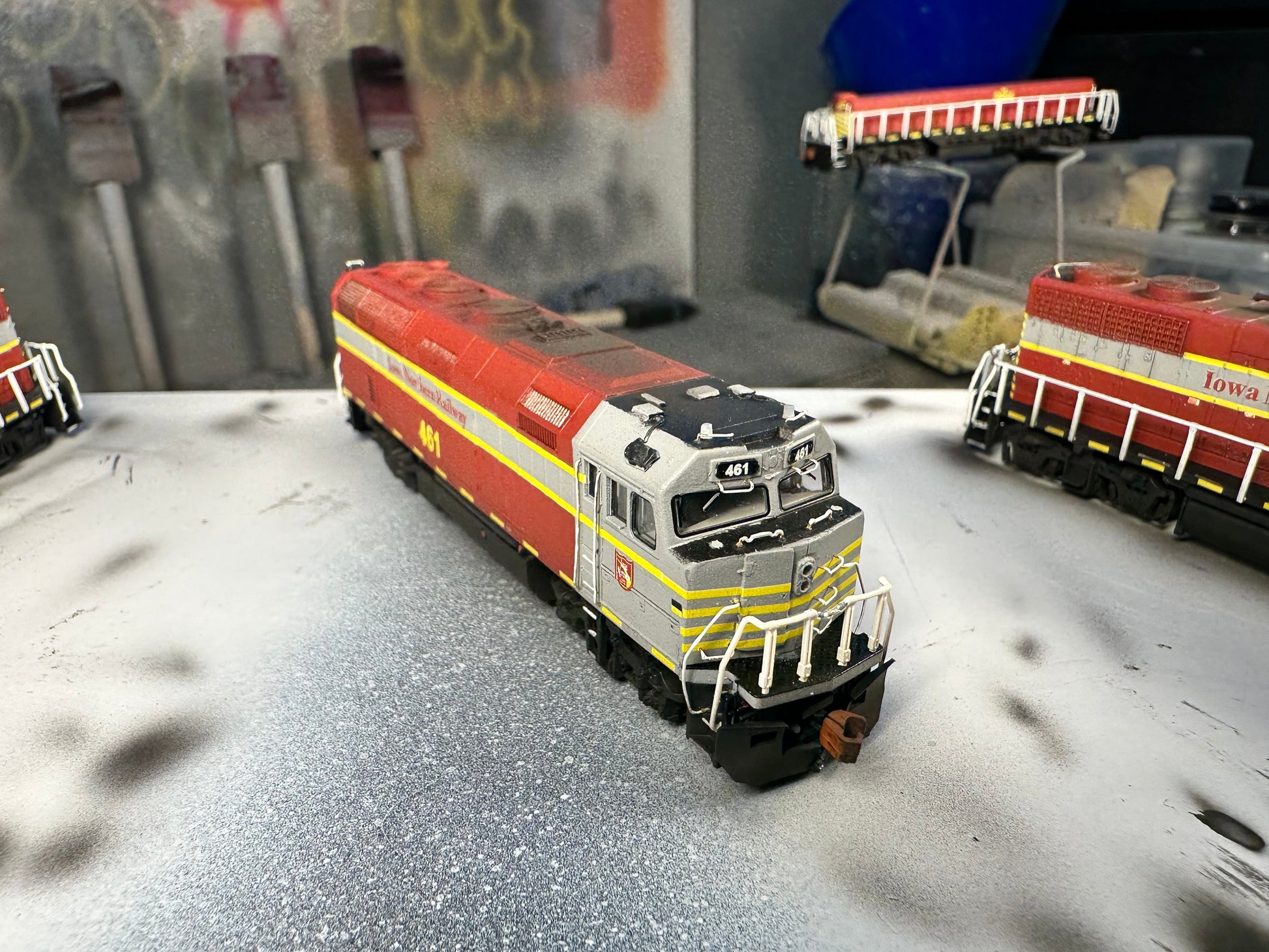 N Scale Iowa Northern F40PH Locomotive Decal Set – Beaverton Milestone ...