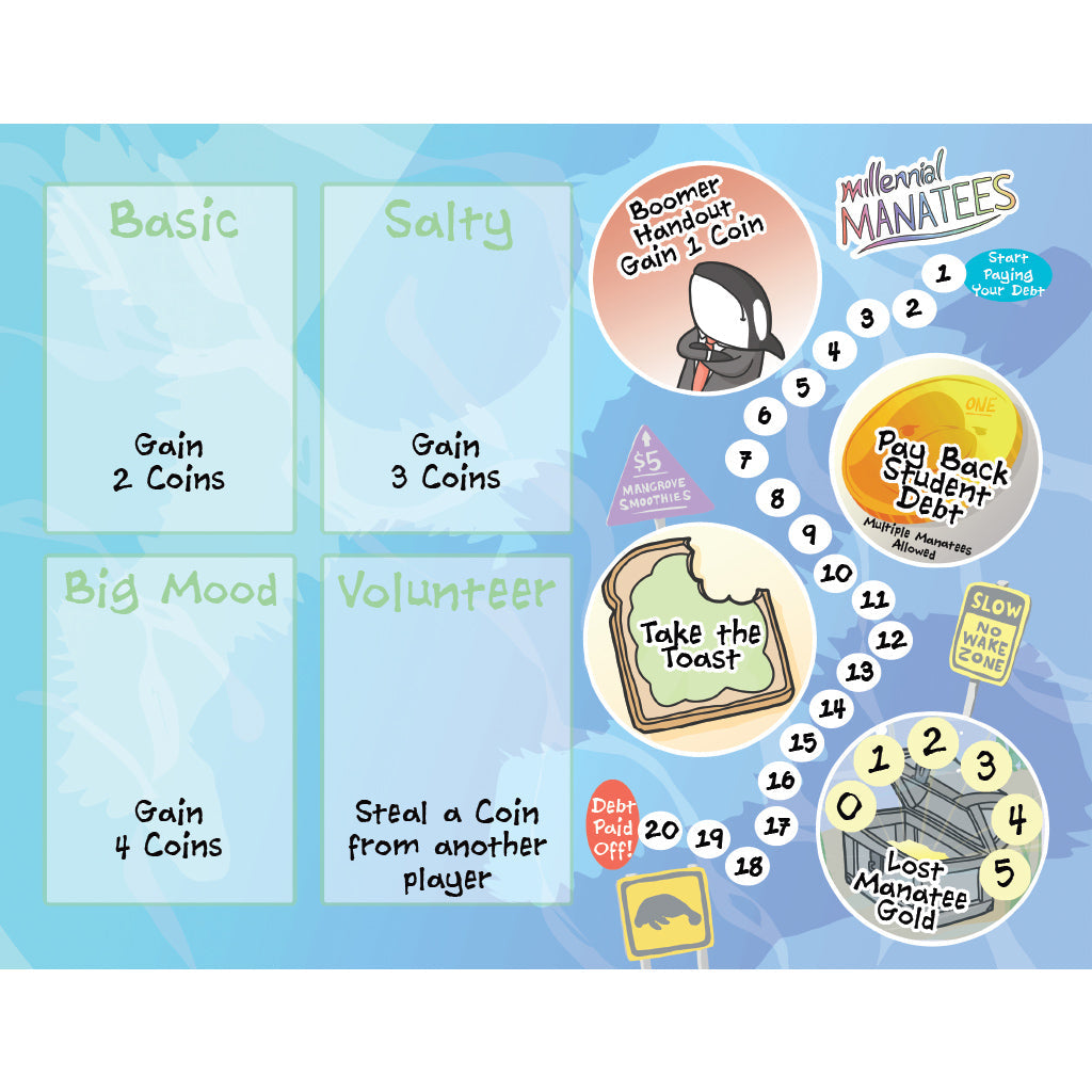 Millennial Manatees: Board Game in a Fanatee Pack – Beaverton Milestone ...