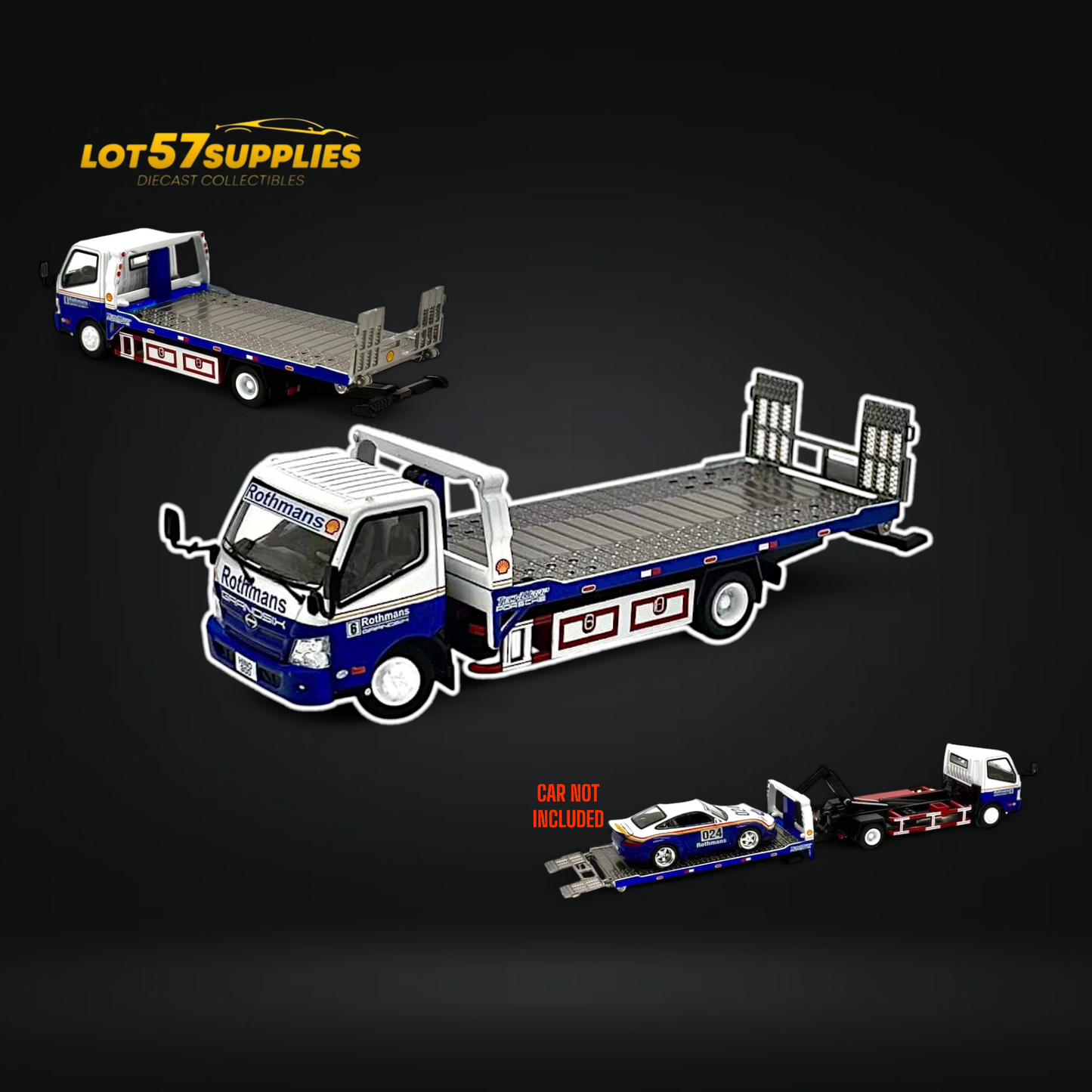 Unique Model Hino 300 Dutro Trailer Rothmans Livery 1:64 – Beaverton ...