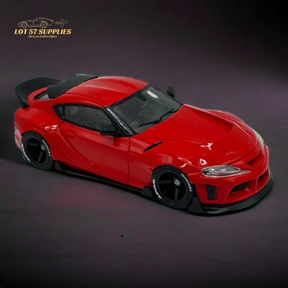 ATOZ Toyota Supra GR in Red 1:64 Resin model – Beaverton Milestone Hobby